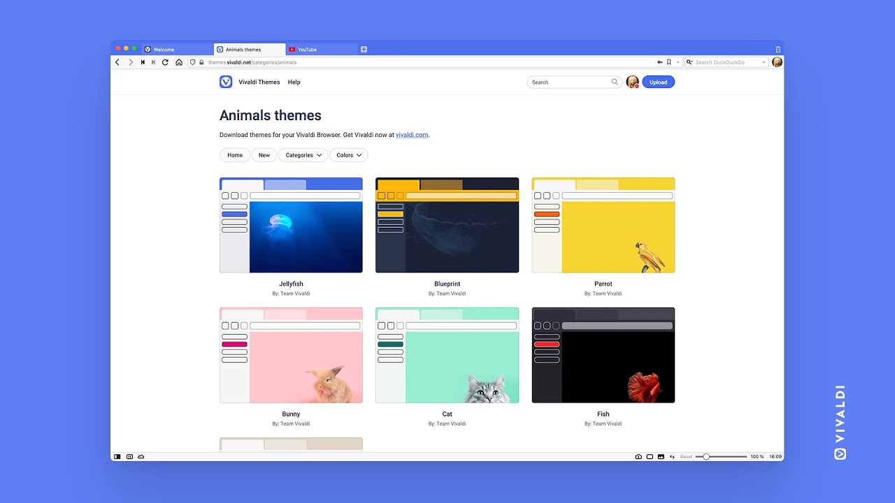 Discover Shareable Vivaldi Themes | Vivaldi Browser Help
